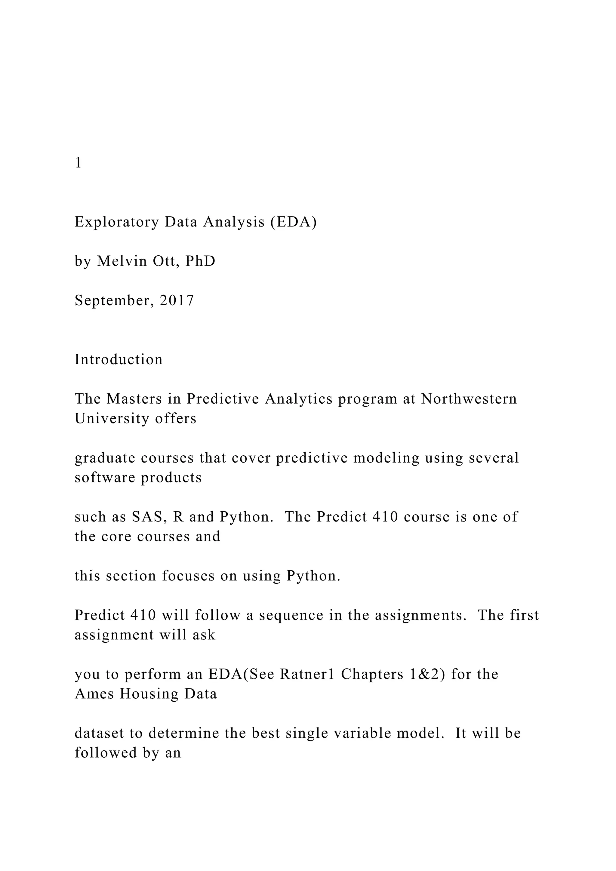 1 Exploratory Data Analysis (EDA) by Melvin Ott, PhD.docx