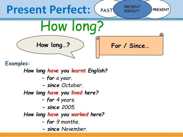 present perfect