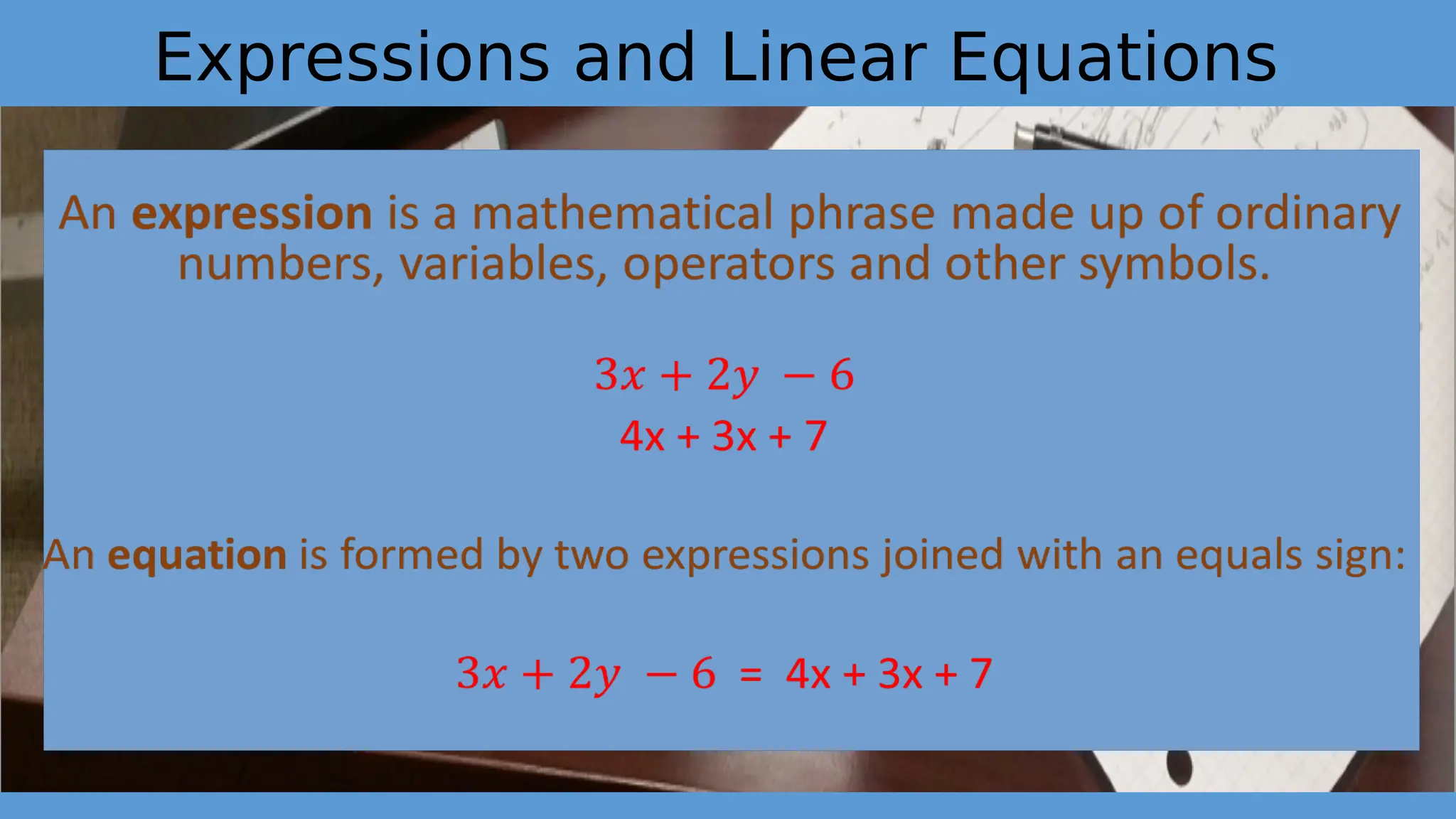 Simplifying Expressions and Solving Linear Equations | PPT