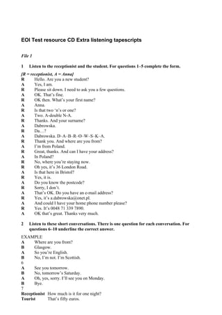 1 extra reading & listening | PDF