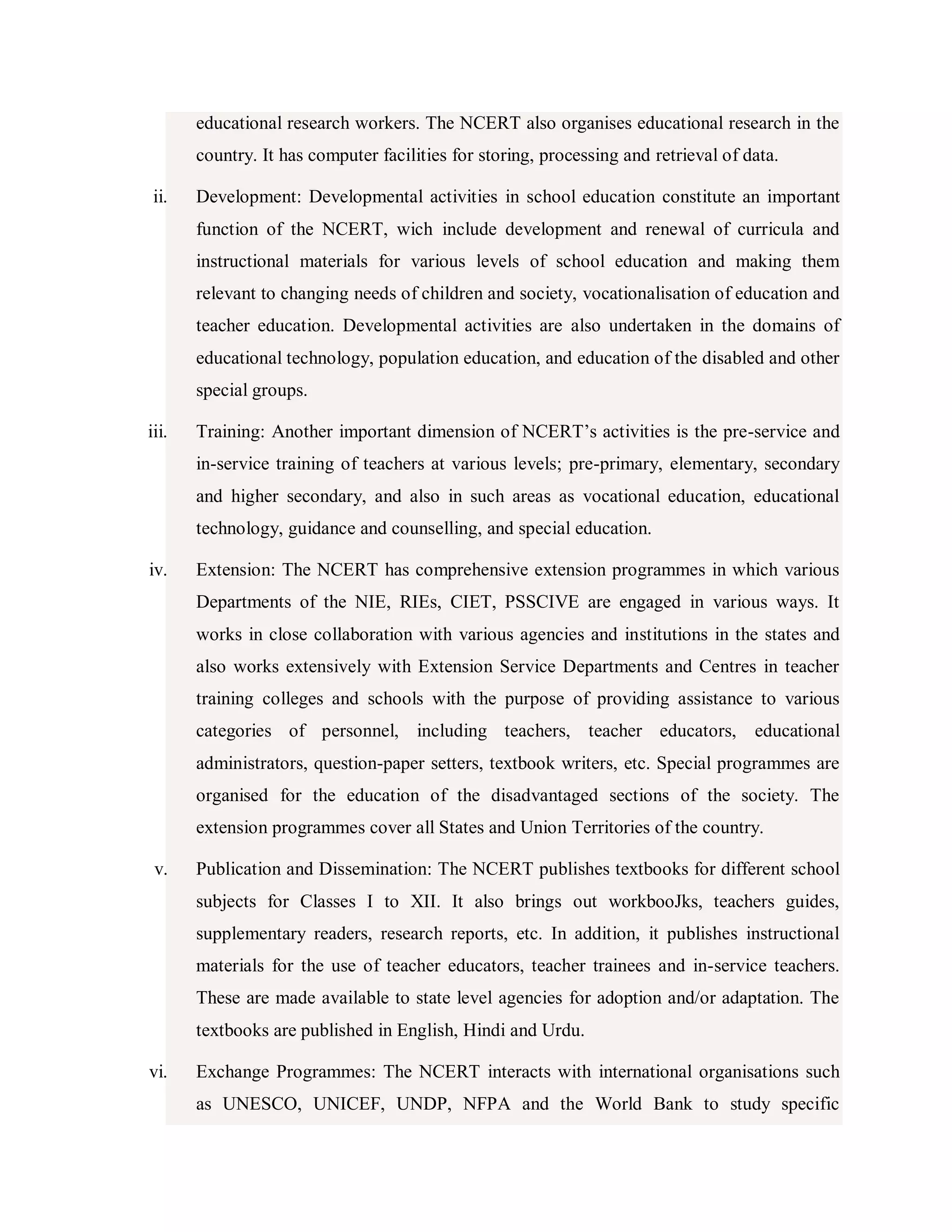 Report on RIE Bhopal | PDF