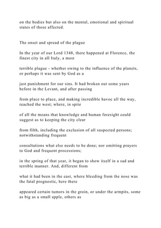 1 EYEWITNESS ACCOUNTS OF THE PLAGUE 1. Gabriele d.docx | Infectious ...