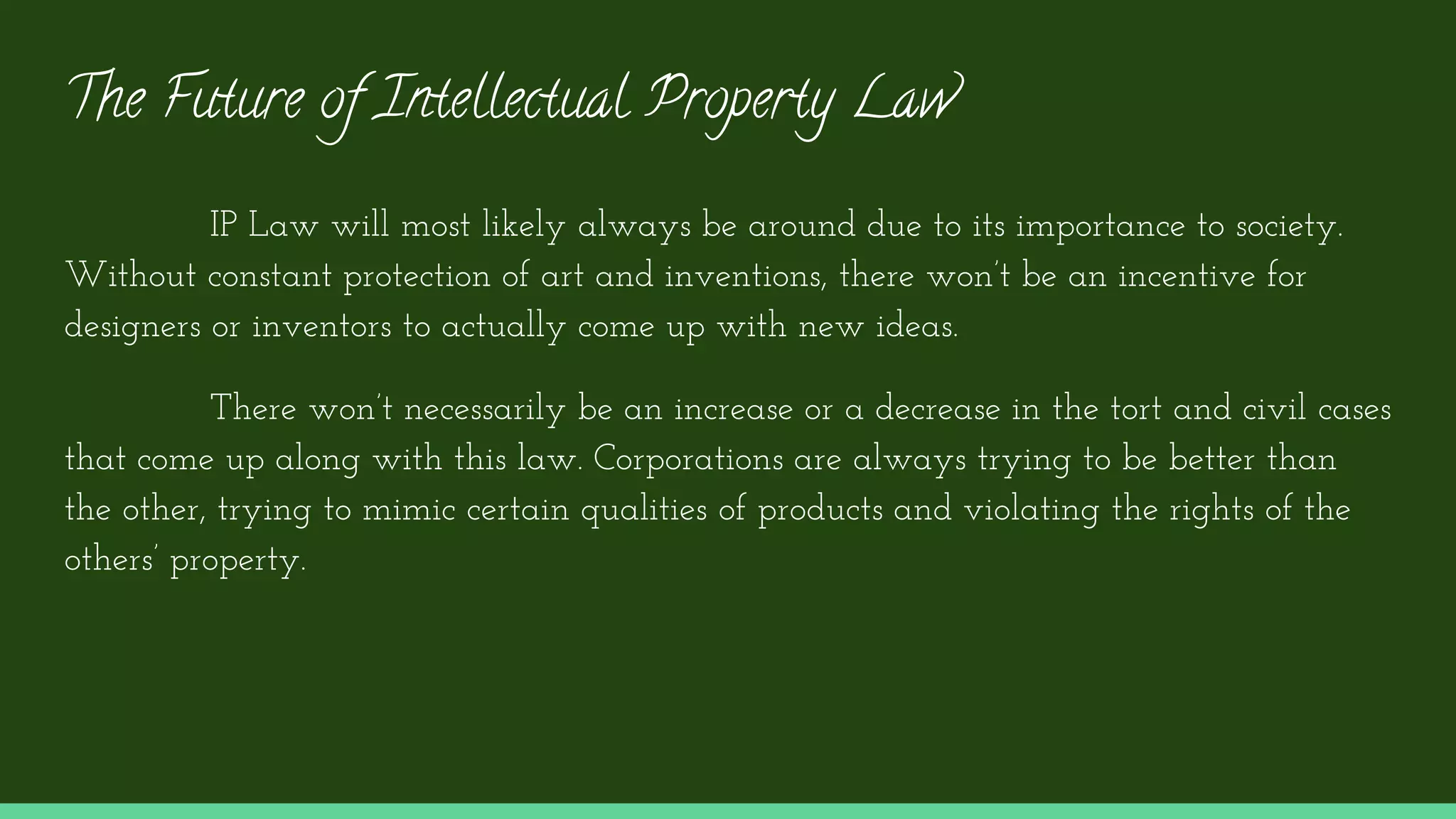 Intellectual property law | PPTX