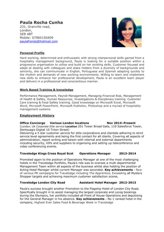 PAULA CV 2015 | PDF