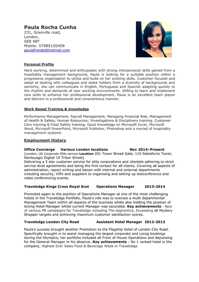 PAULA CV 2015 | PDF