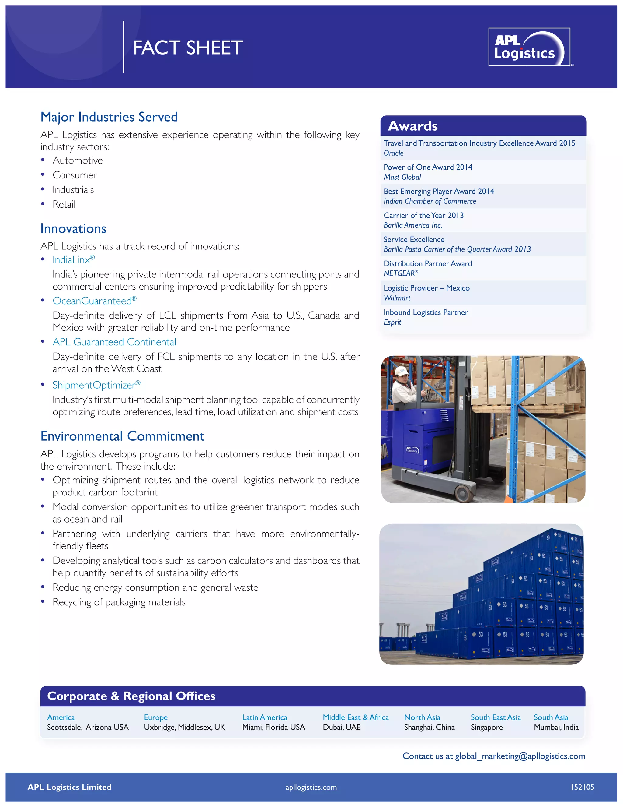 APLL+Factsheet+_1Q15 | PDF