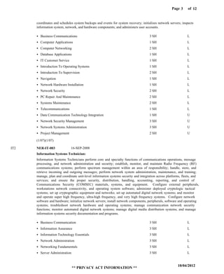 USN IT Transcript | PDF