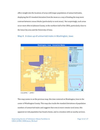 Improving Access of Substance Abuse Facilities in CBSA 26980 | PDF | Substance Abuse | Diseases ...