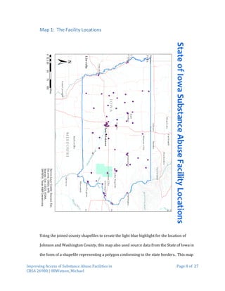 Improving Access of Substance Abuse Facilities in CBSA 26980 | PDF ...