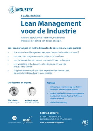 Lean Management voor de industrie | PDF
