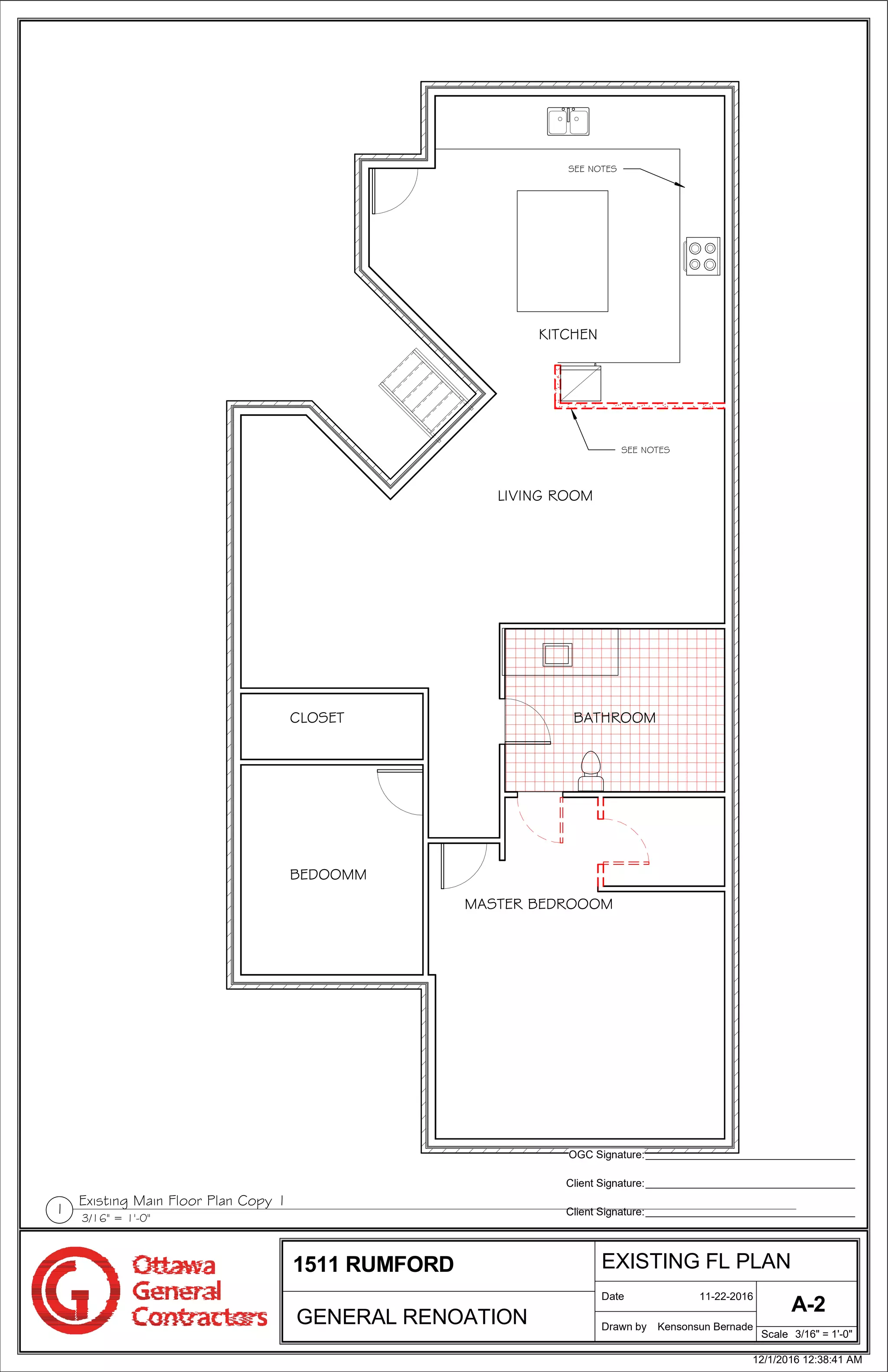 1511 RUMFORD PROPOSED AND EXISTING FLOOR PLAN | PDF