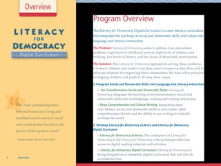 Literacy for Democracy Brochure | PDF