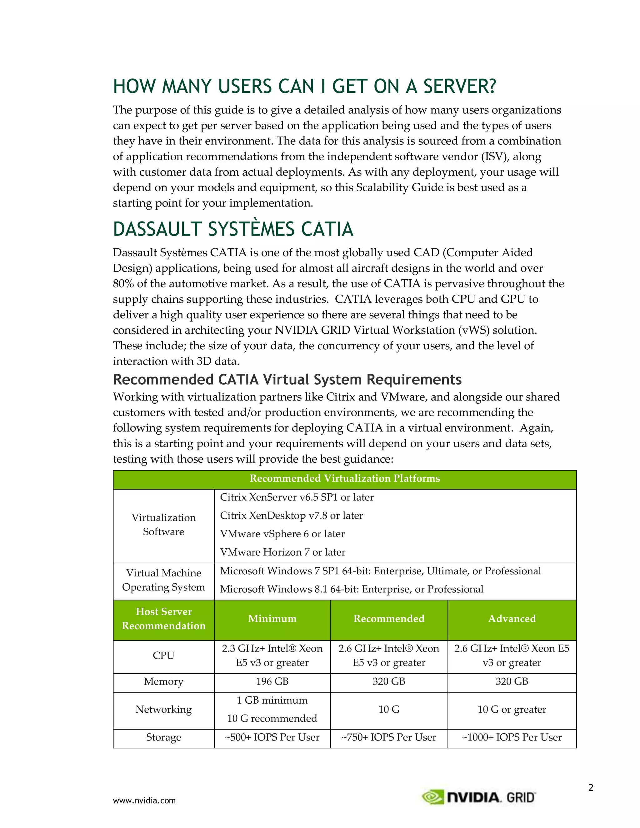 dassault-systemes-catia-application-scalability-guide | PDF | Computing ...