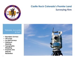 Ridgeline Mapping & Survey Brochure | PDF