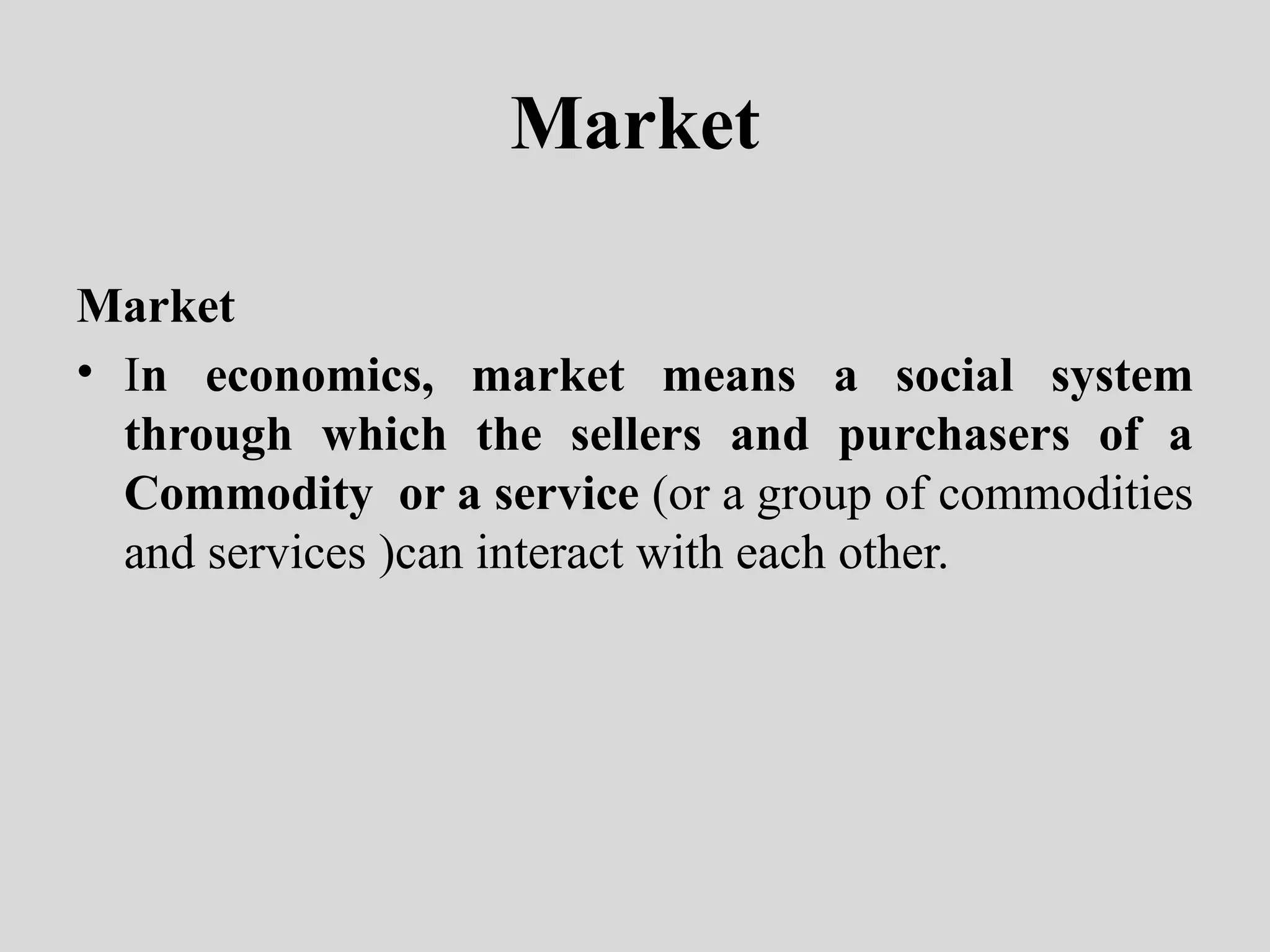 MARKET STRUCTURES IN ECONOMICS ITS USES. | PPTX