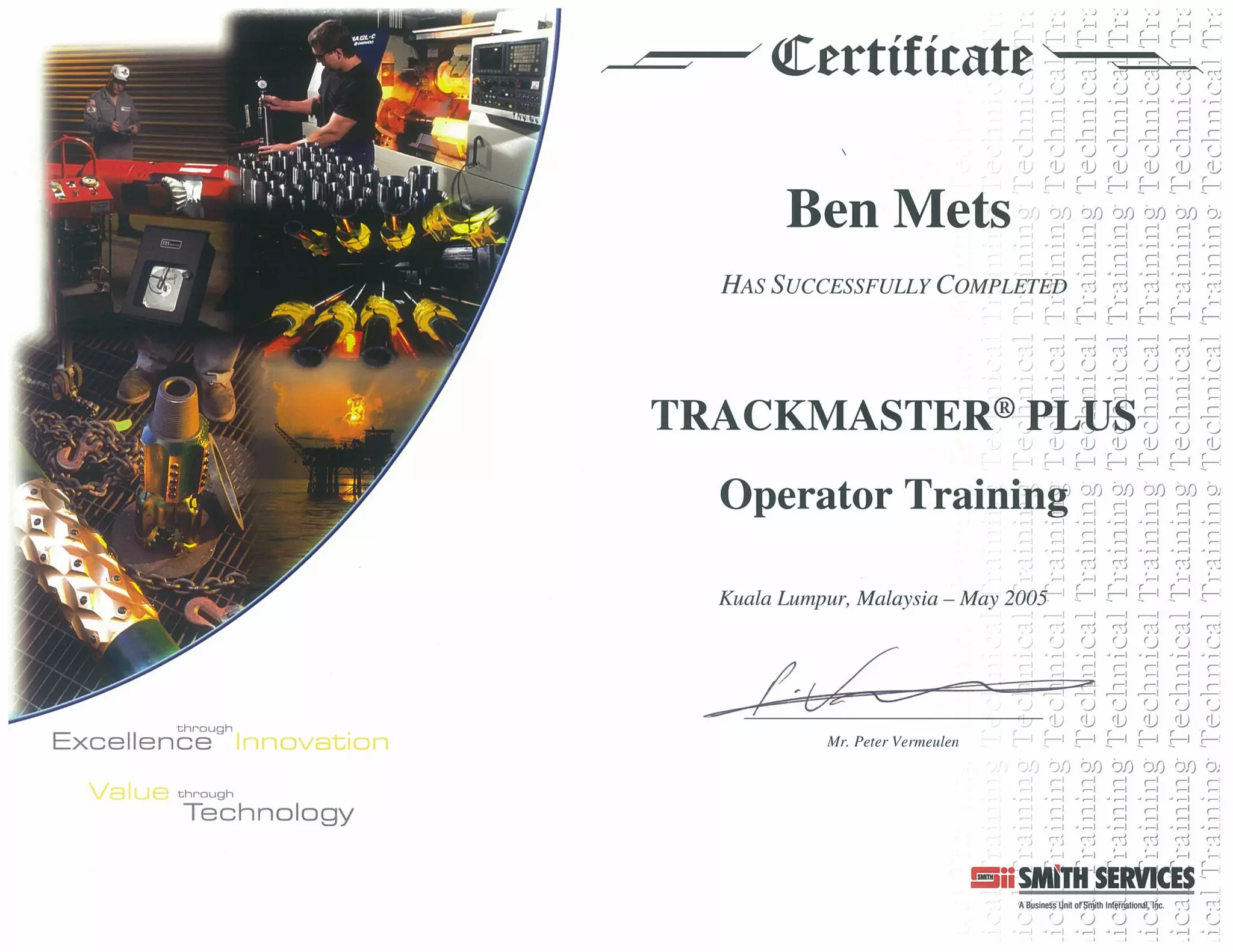 Smith Certificate | PPT