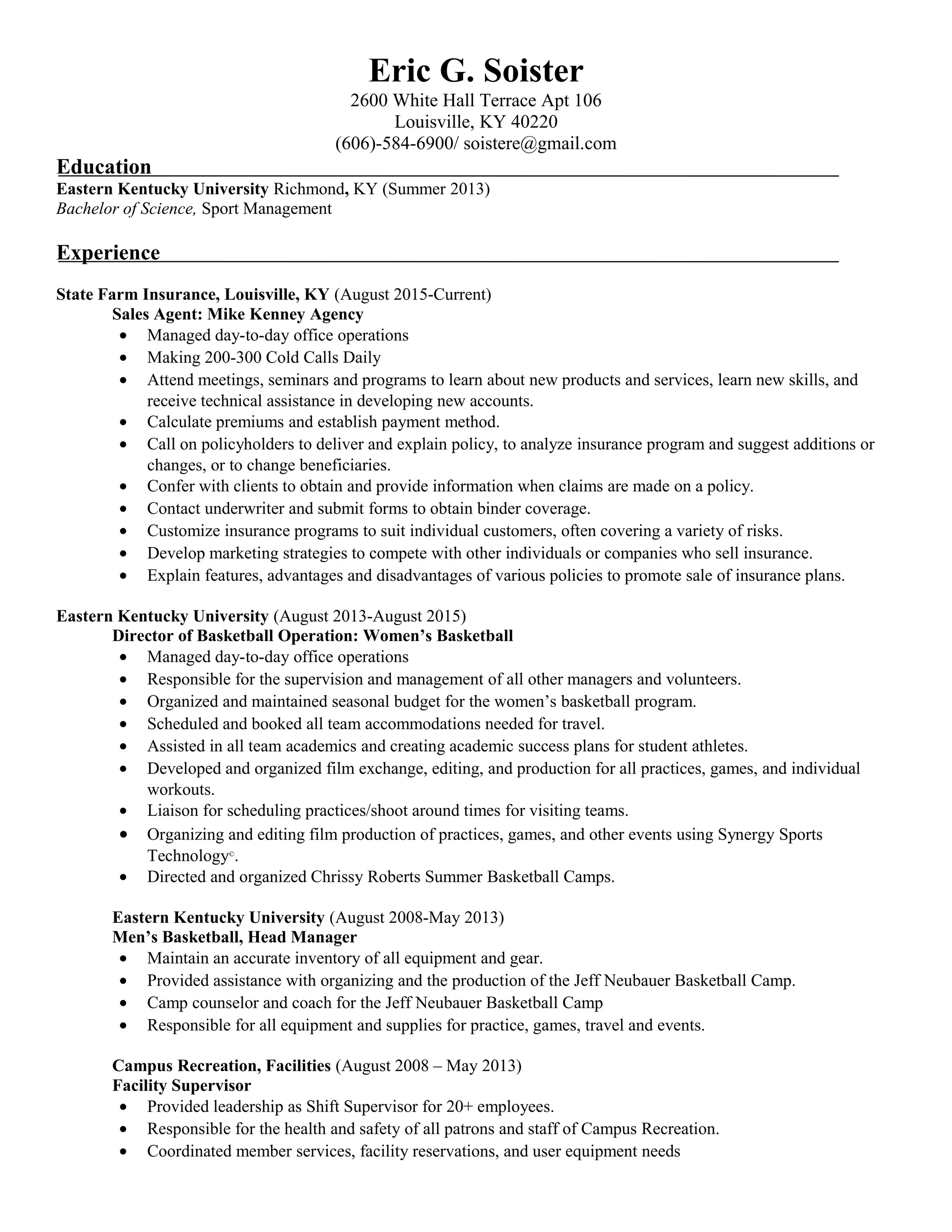 eric soister resume | PDF