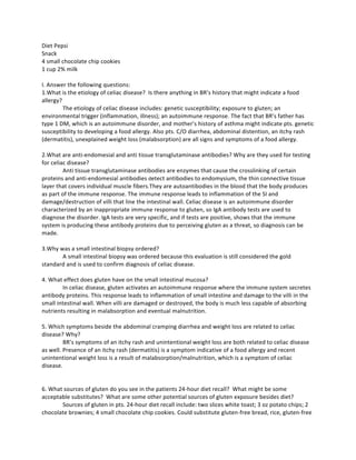 MM-celiac disease case study #3 | PDF