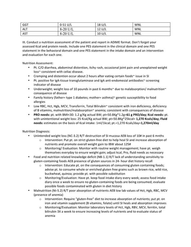 MM-celiac disease case study #3 | PDF | Digestive Disorders | Diseases ...