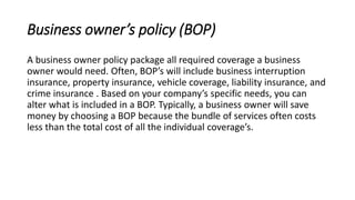 Small BusinessThe Importance, Need and Why Business Insurance | PDF