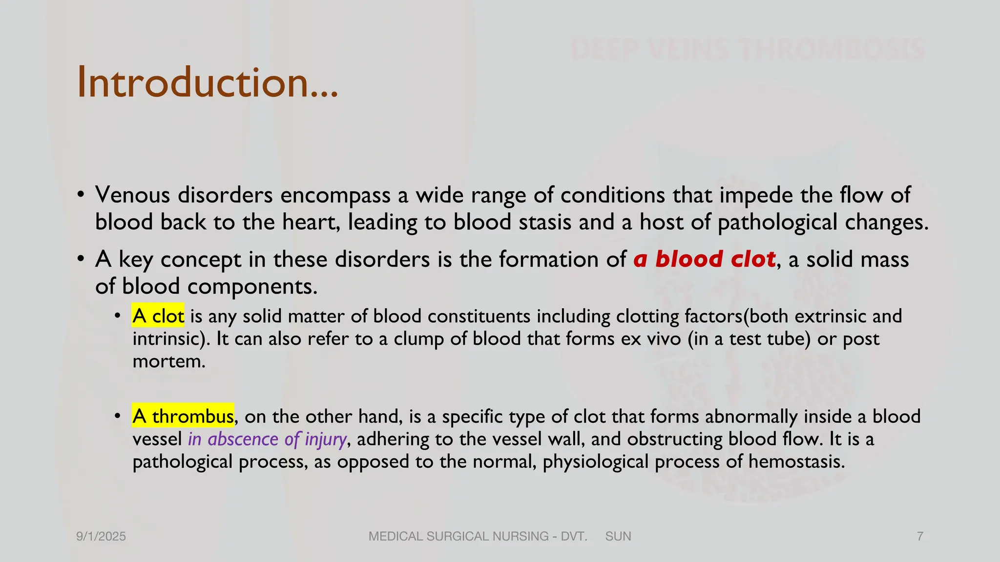 DEEP VENOUS THROMBOSIS (Venous disorders).pdf