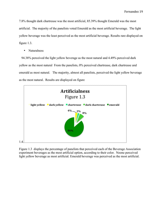 Sensory Evaluation Lab Report Sensory Evaluation Lab Report