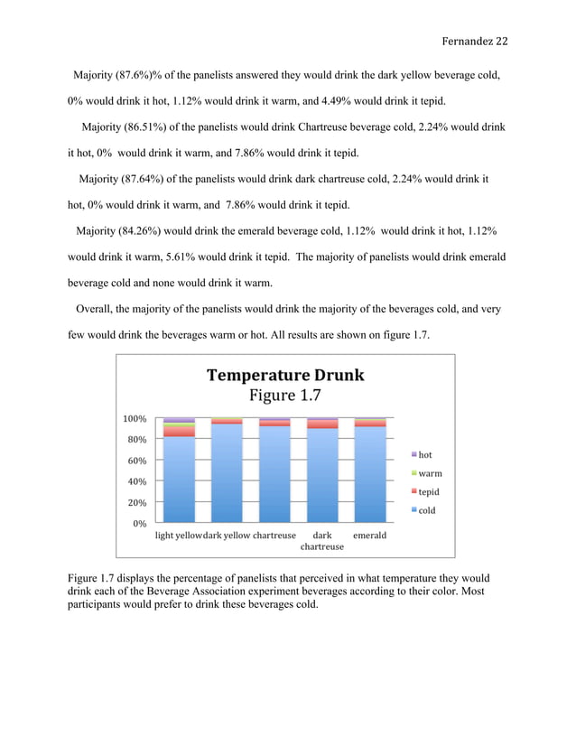 Sensory Evaluation Lab Report