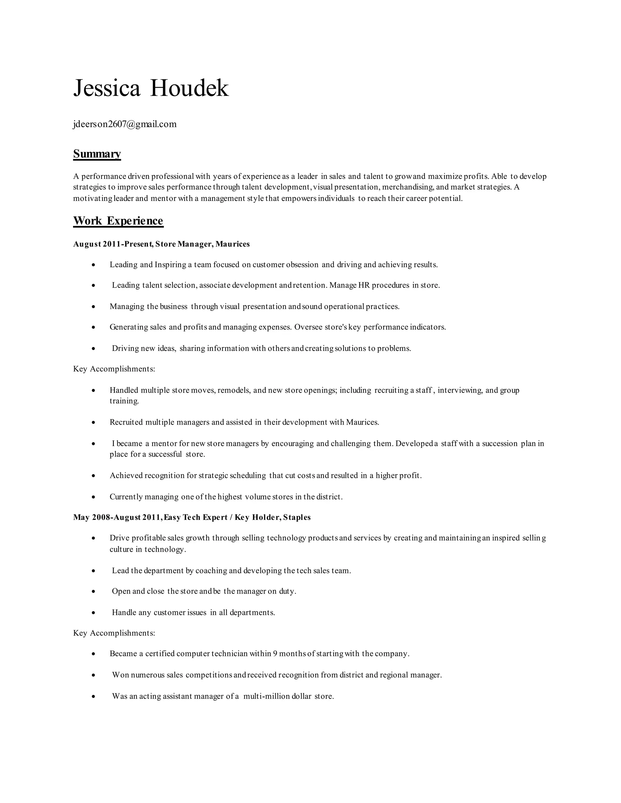 Jessica Resume | DOCX