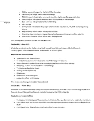 Updated CV - SW. 14.11.2016