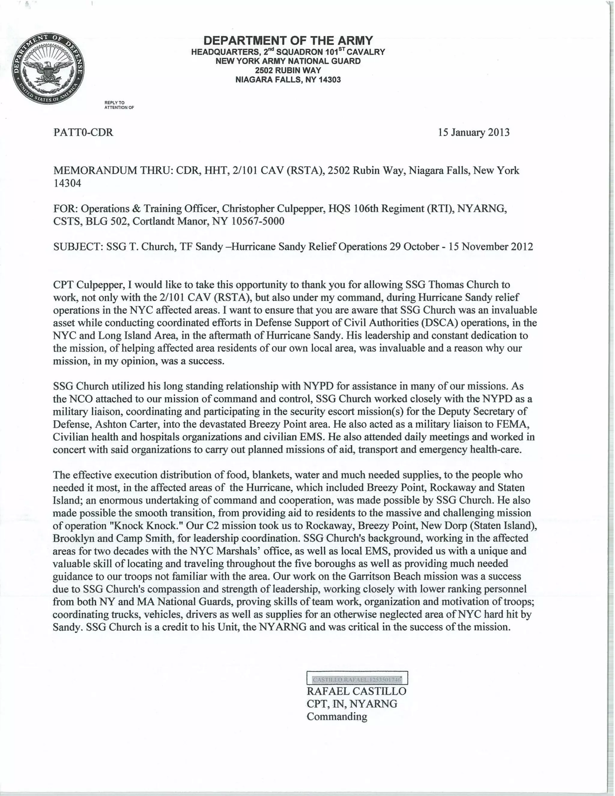 military letters of recomendations | PDF