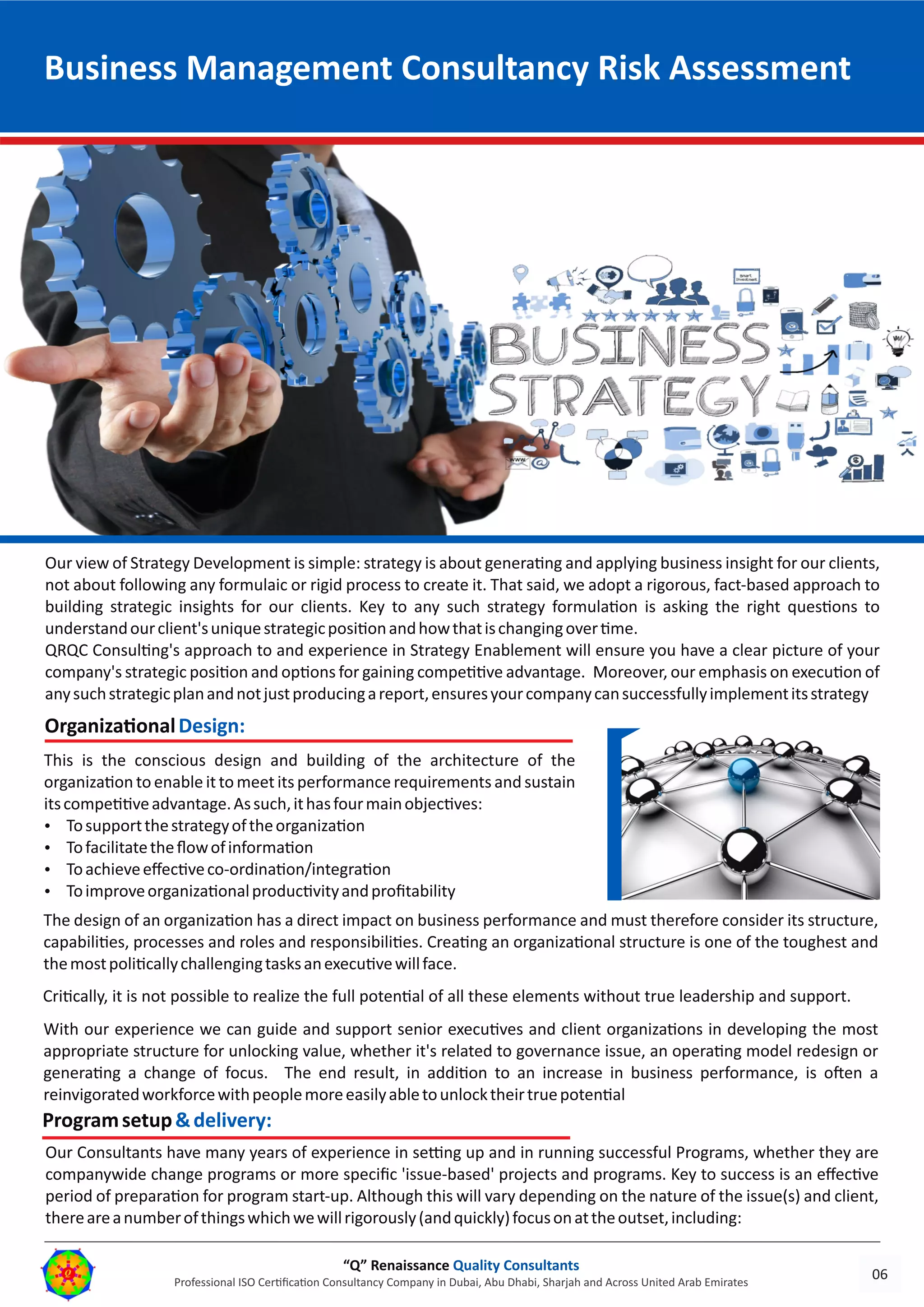 Business Management Consultancy Risk Assessment | PDF | Management ...