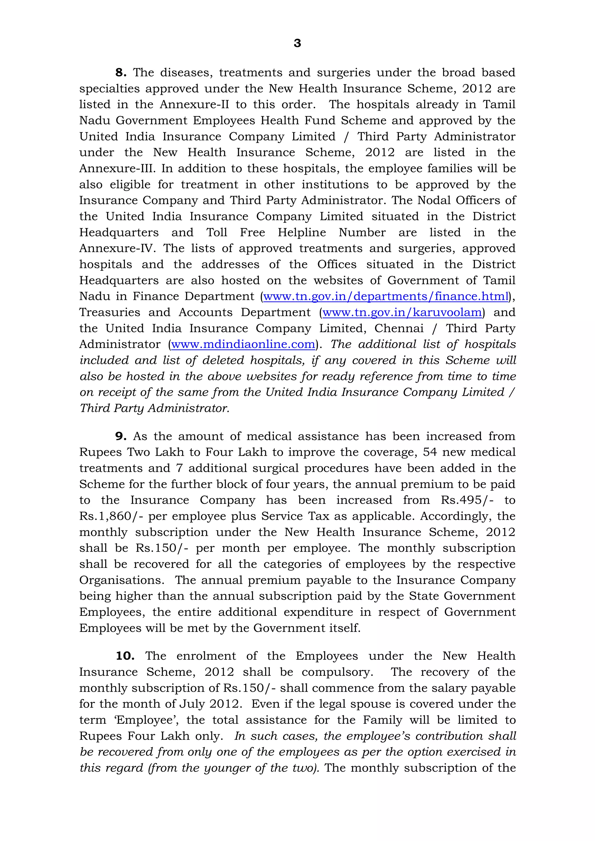 New Health Insurance Scheme | PDF