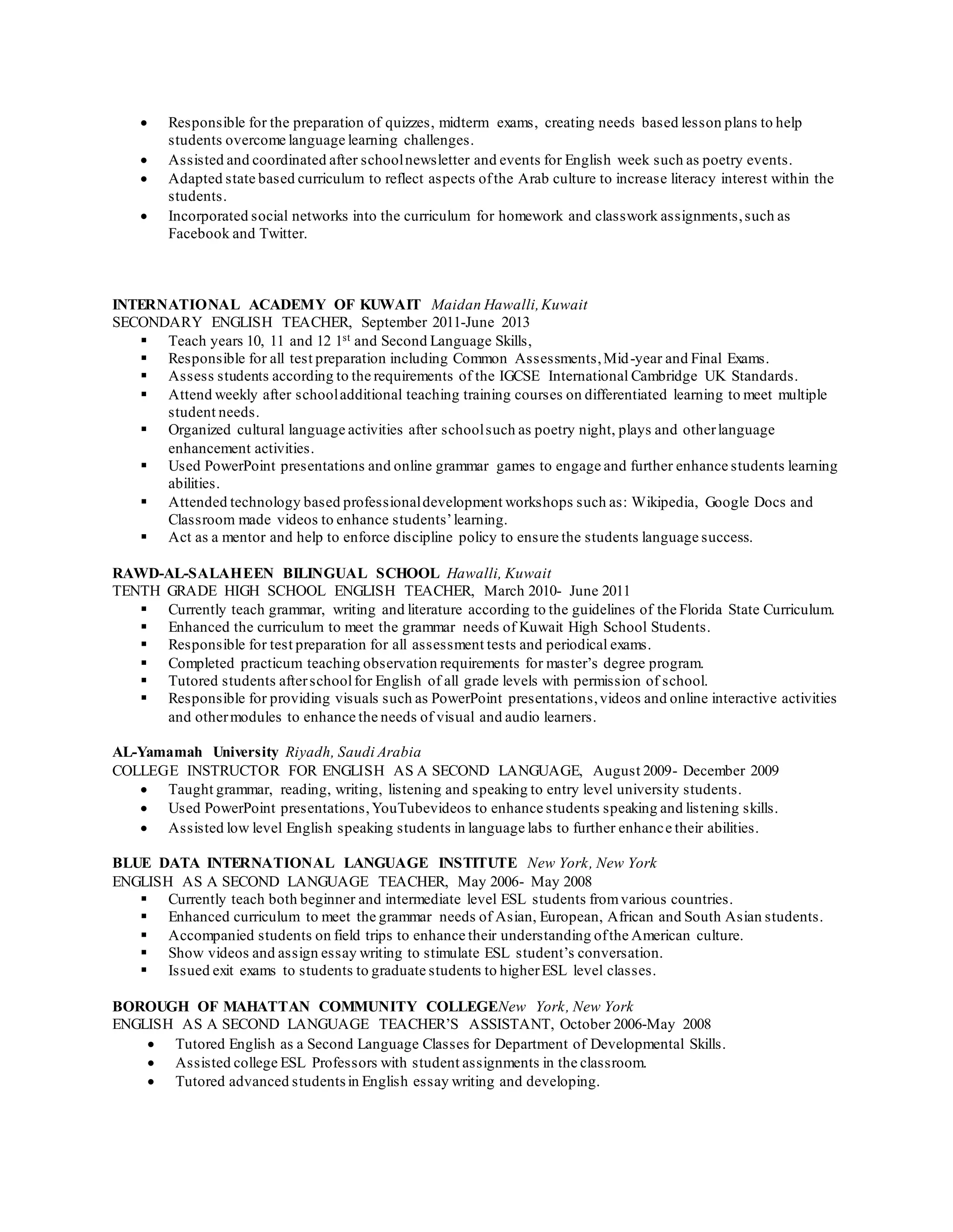 Tahira Muhammad's CVUAE2 | DOCX