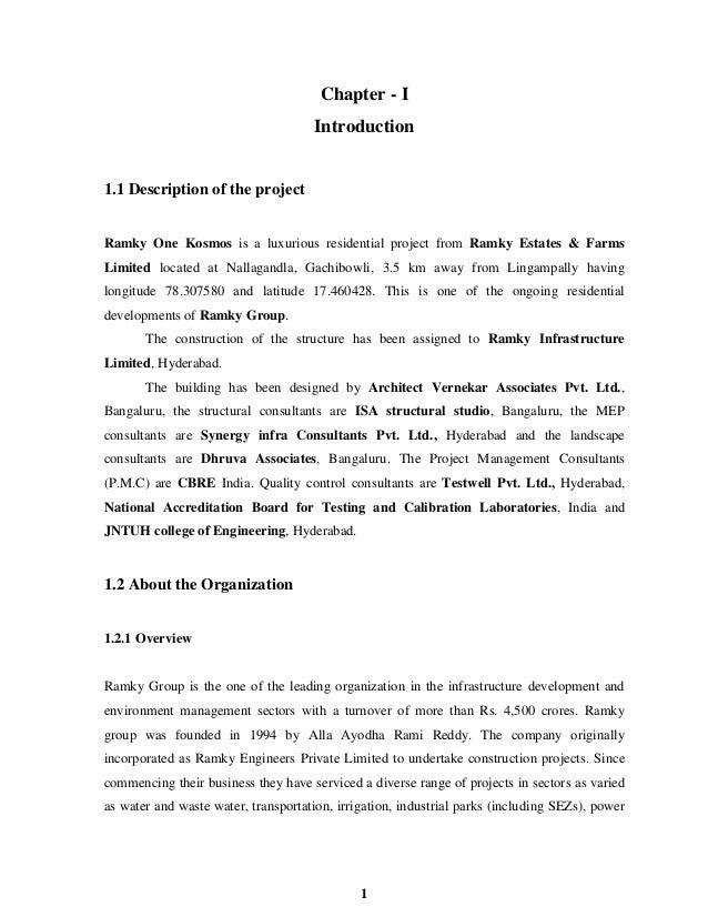 Industrial case study report (Final)
