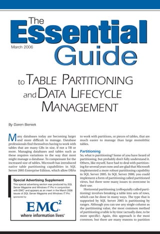 EstlGd.DataPartitioning | PDF