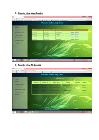 Online help desk | PDF