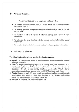 Online help desk | PDF