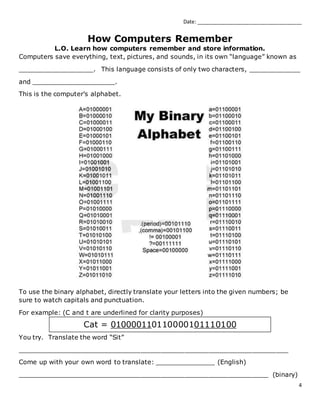 KS3 ICT workbook | DOCX