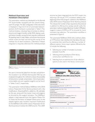 NEBNext Ultra DNA for Illumina NGS (ChIP-seq and HLA)_Biomek FXP ...