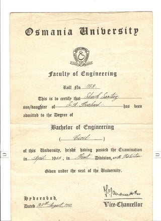 Degree Certificate-Front | PDF