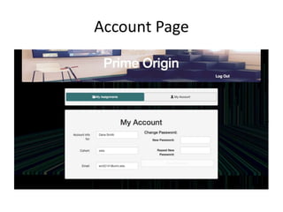 Prime Origin Overview | PPTX