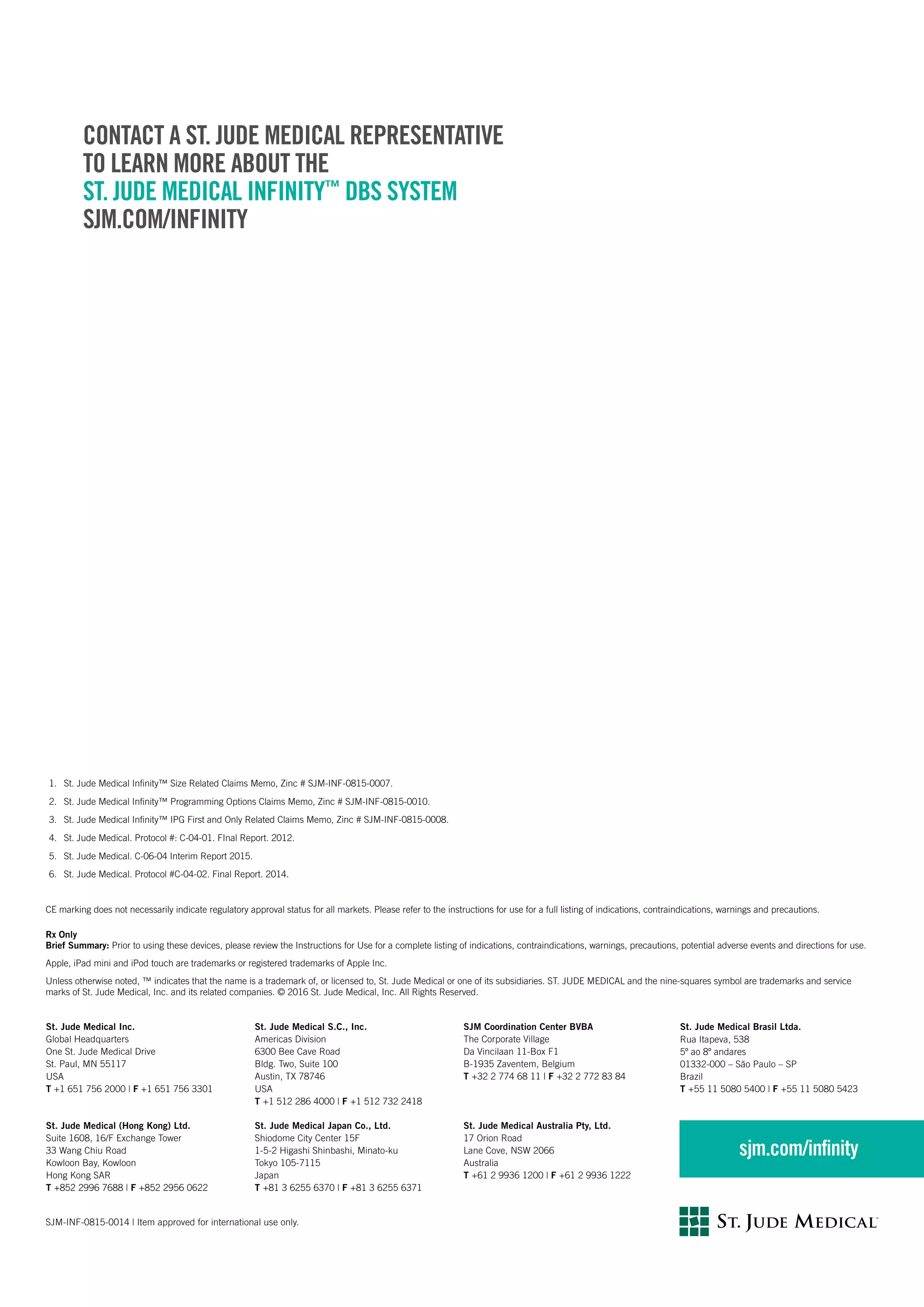 Infinity DBS System | PDF