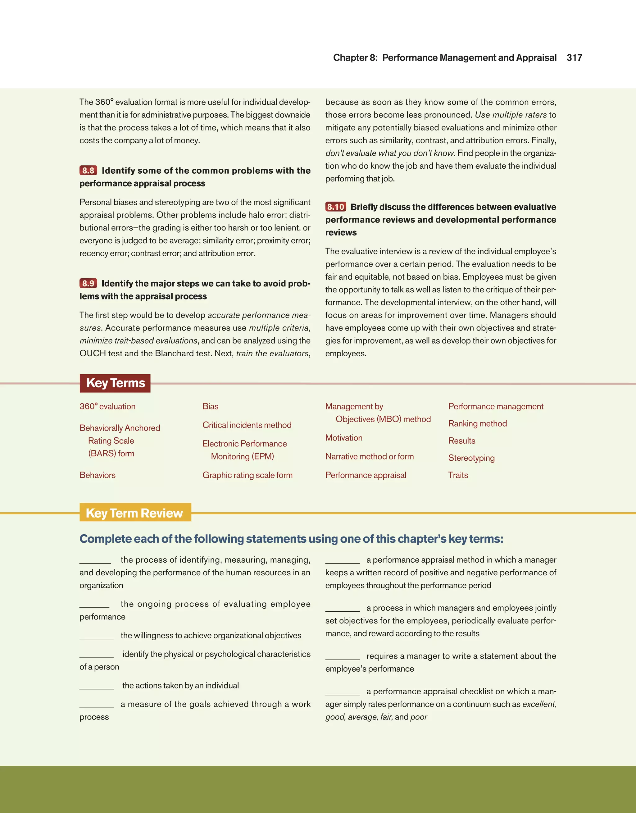 Chapter 8 Performance Management and Appraisal | PDF | Human Resources ...