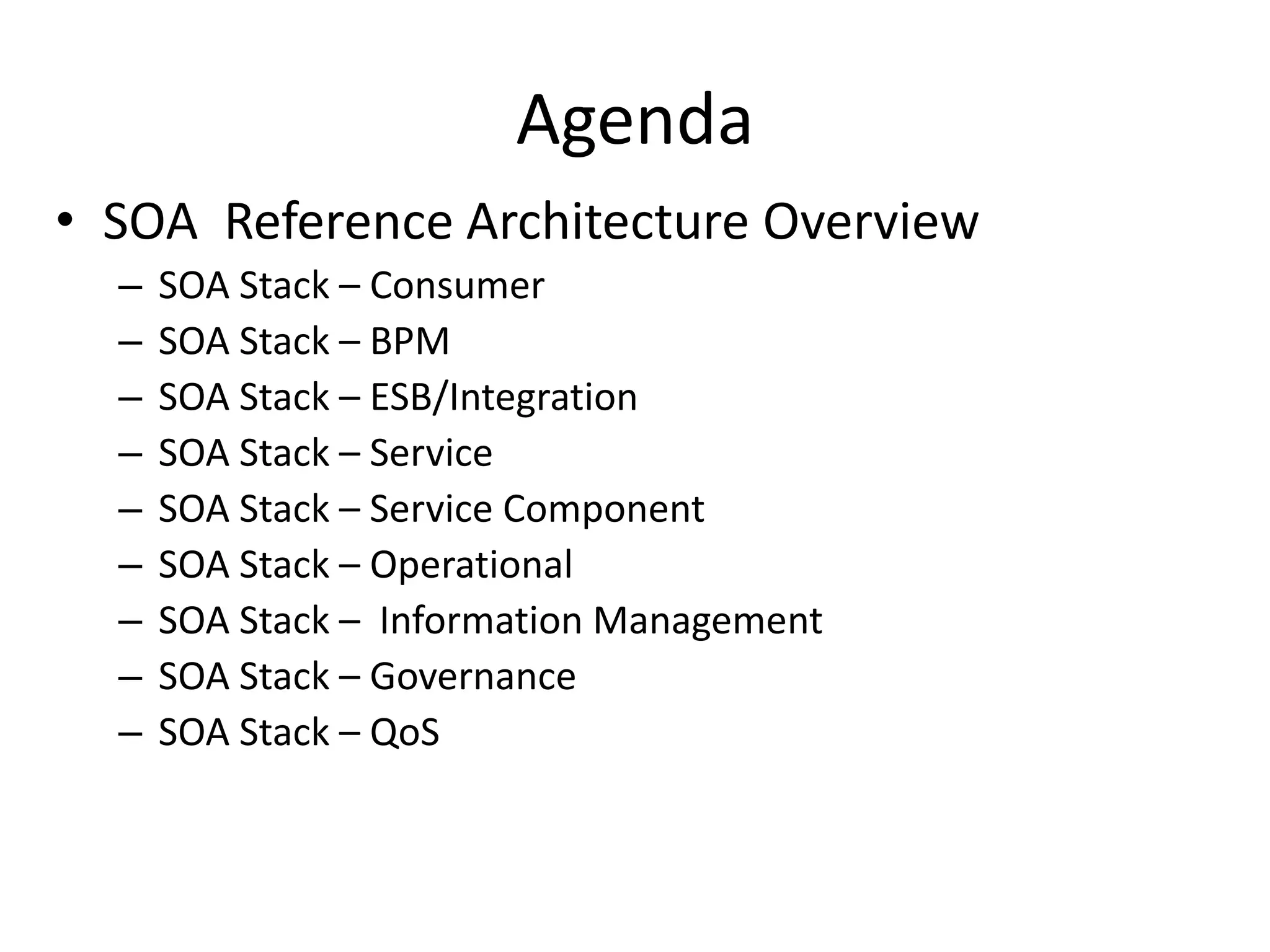 SOA Reference Architecture | PPTX | Computer Software and Applications | Computing