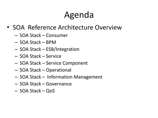 SOA Reference Architecture | PPTX | Computer Software and Applications | Computing