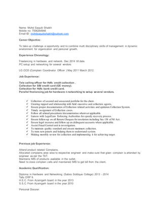 Saquib Shaikh Name | DOCX