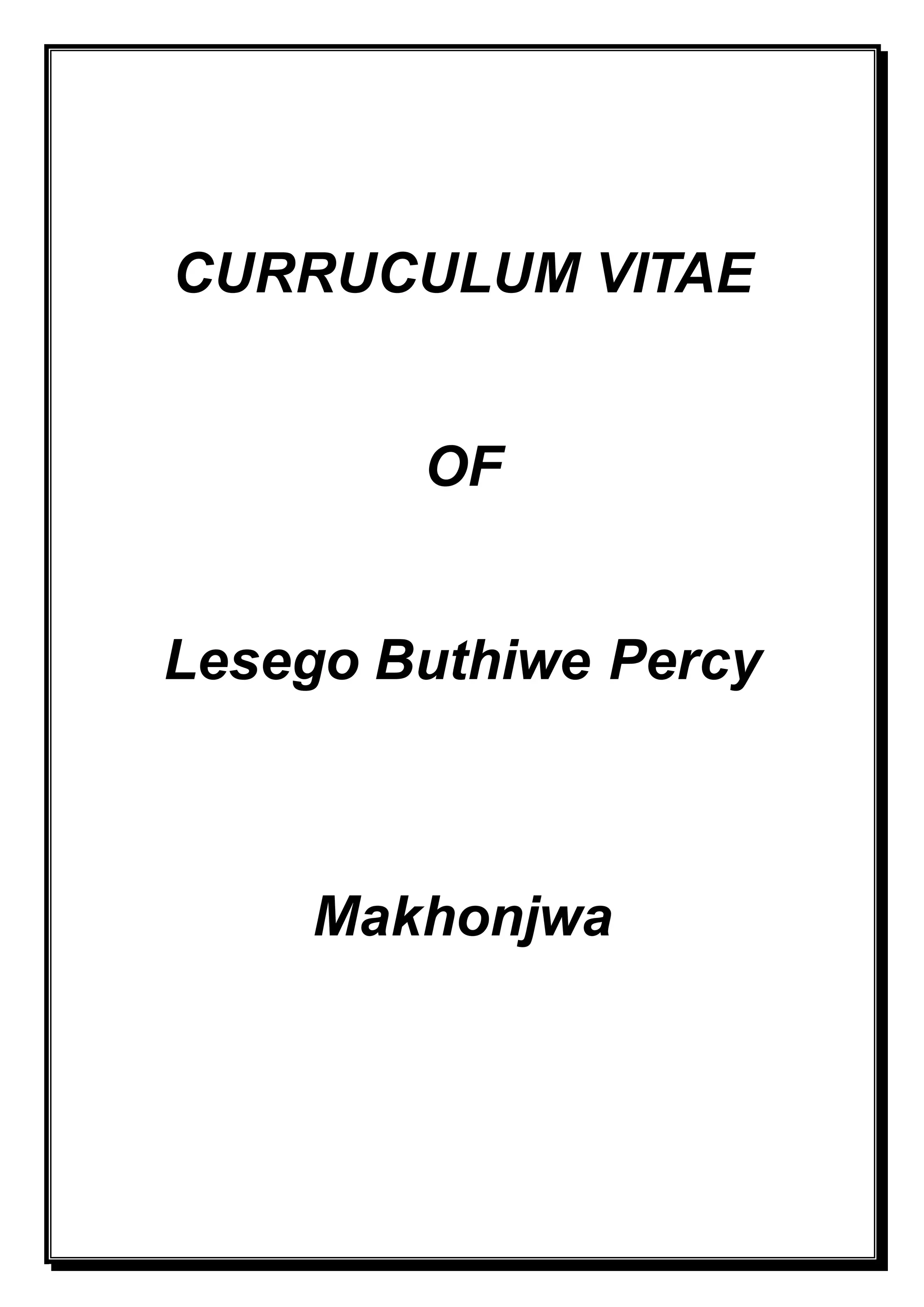 Lesego_cv 1014 | DOCX
