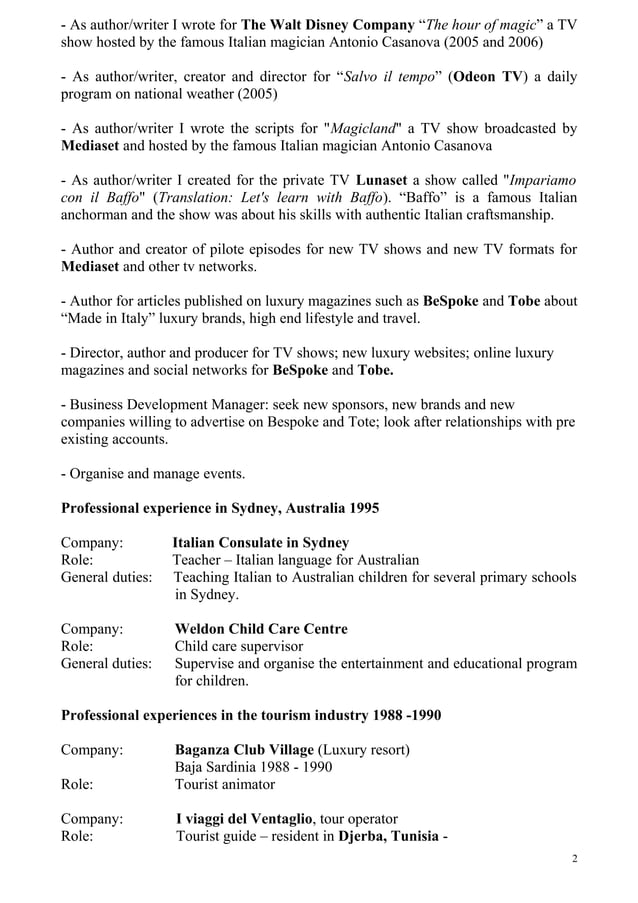 CV linkedin Alessandro Corallo | DOC