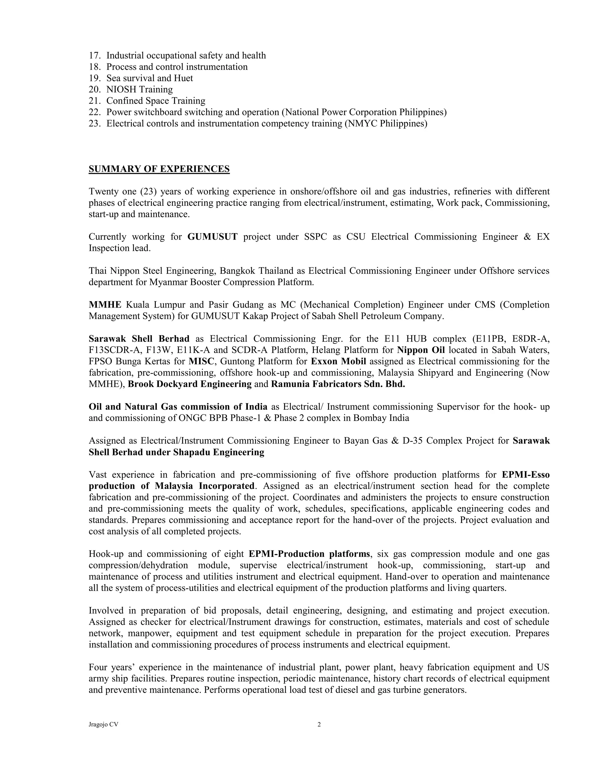 jragojo CV | PDF
