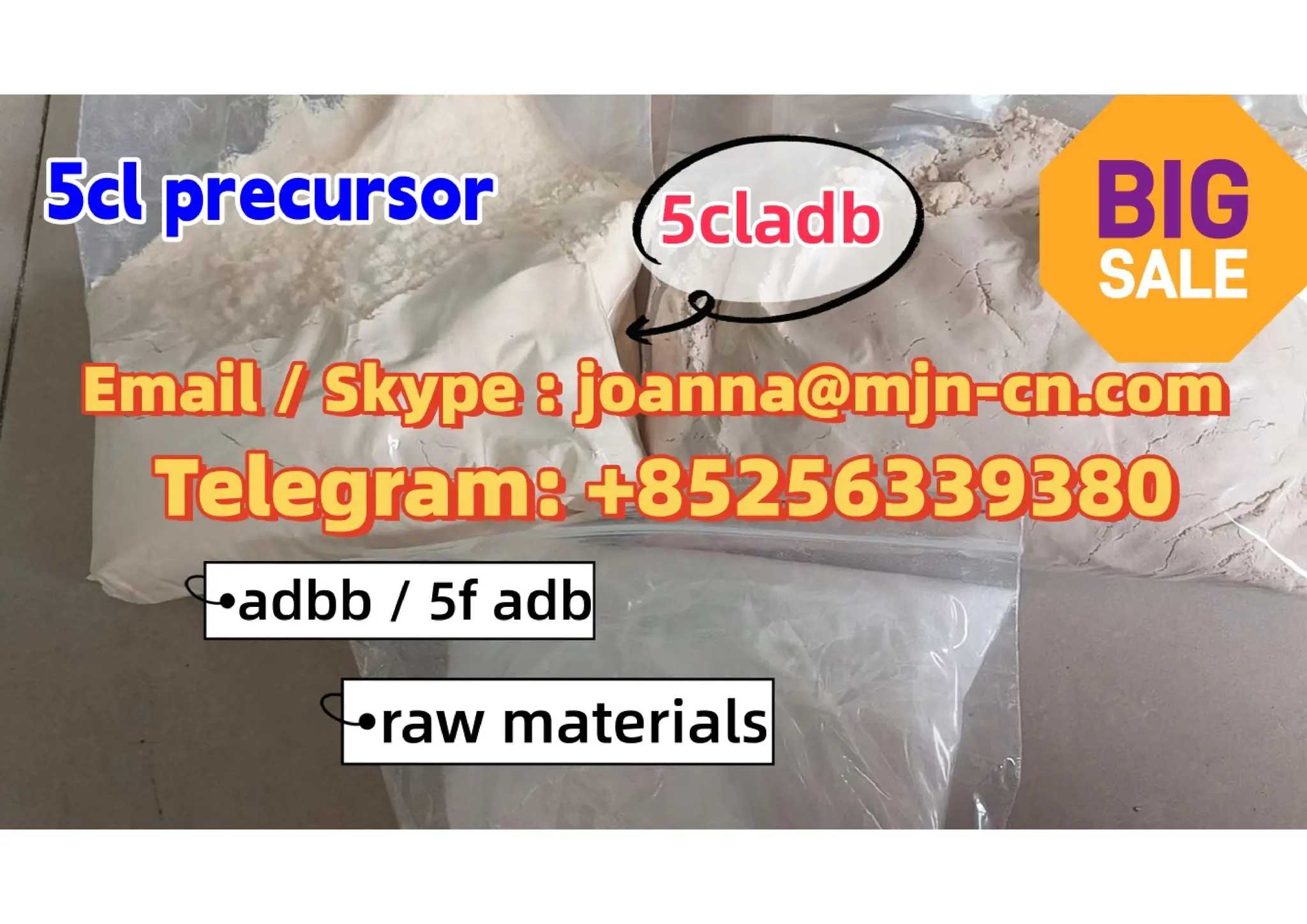 Stronger 5cladb raw material adbb 5CL-ADB-A precursor Telegram ...